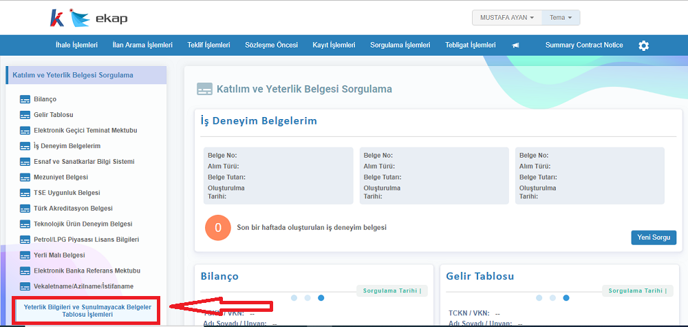 Ekap e-teklif uygalamasında değişiklik :: ihale danismani